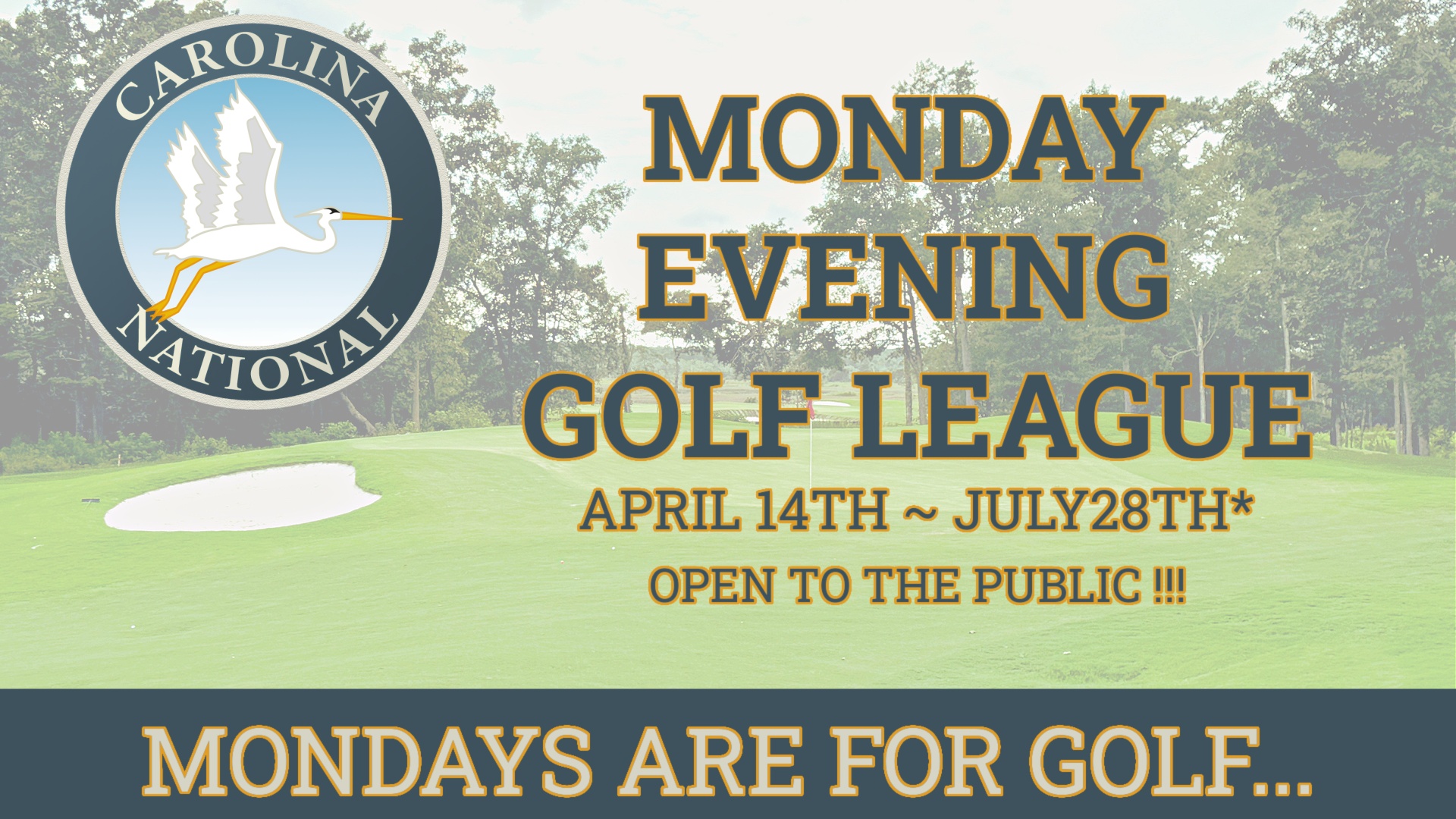 Monday Night Golf League – Carolina National Golf Club